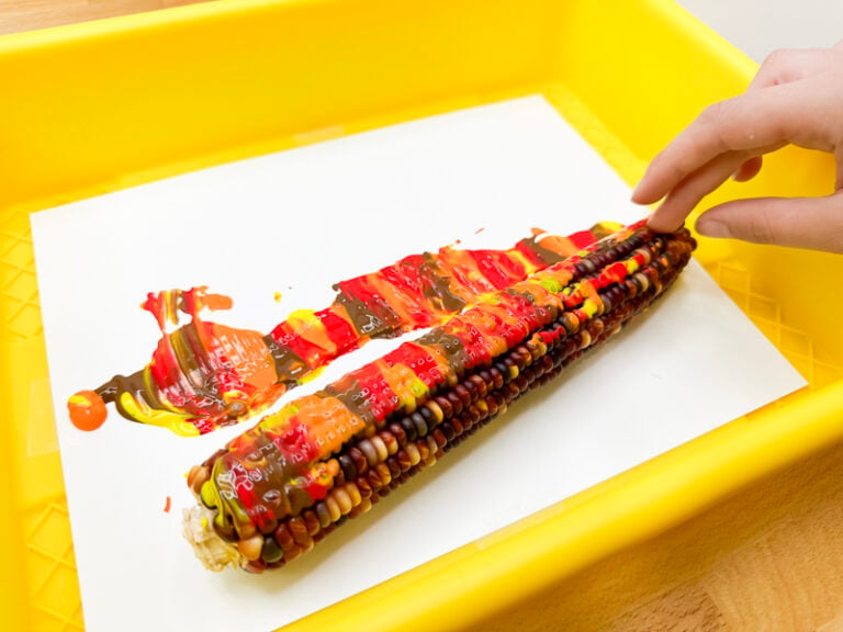 Fall Process Art for Kids: Apple, Pumpkin, and Leaf Projects