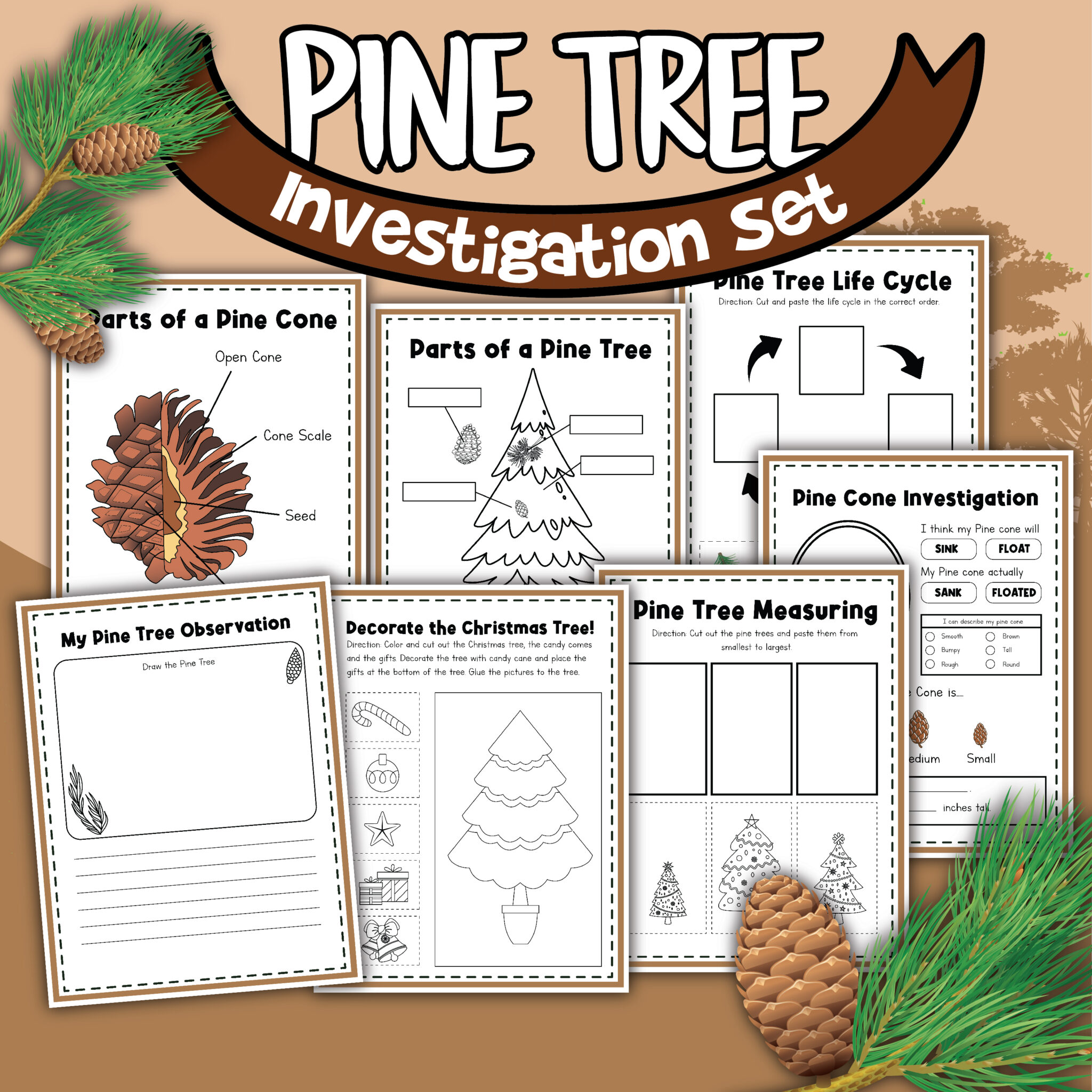 Free Printable Winter Activity Sheets - Little Bins for Little Hands
