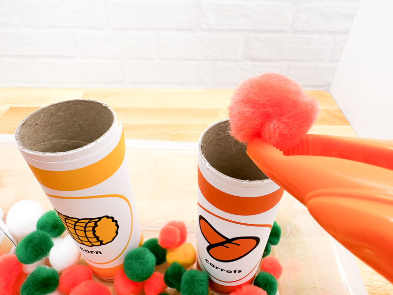 Thanksgiving Sorting Colors Activity for Preschool - Little Bins for ...