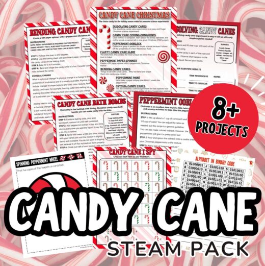 Bending Candy Canes - Little Bins for Little Hands
