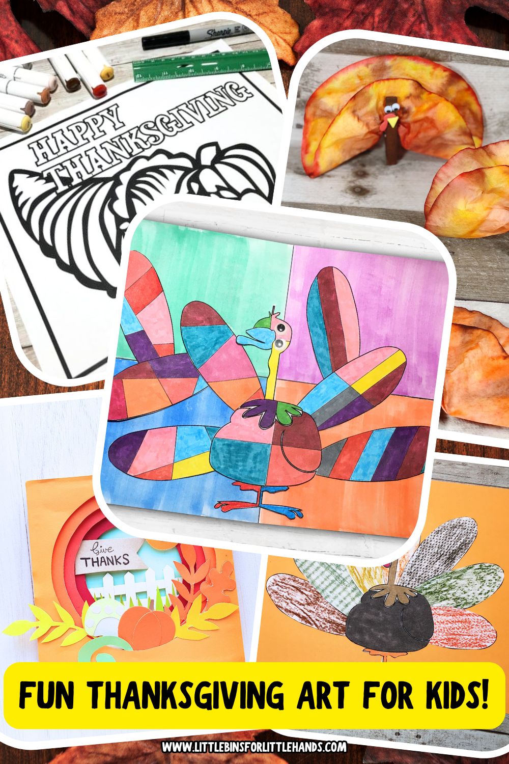 Easy Thanksgiving Art Projects, Crafts Too! - Little Bins for Little Hands