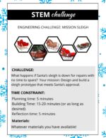 Santa's Sleigh STEM Challenge - Little Bins for Little Hands