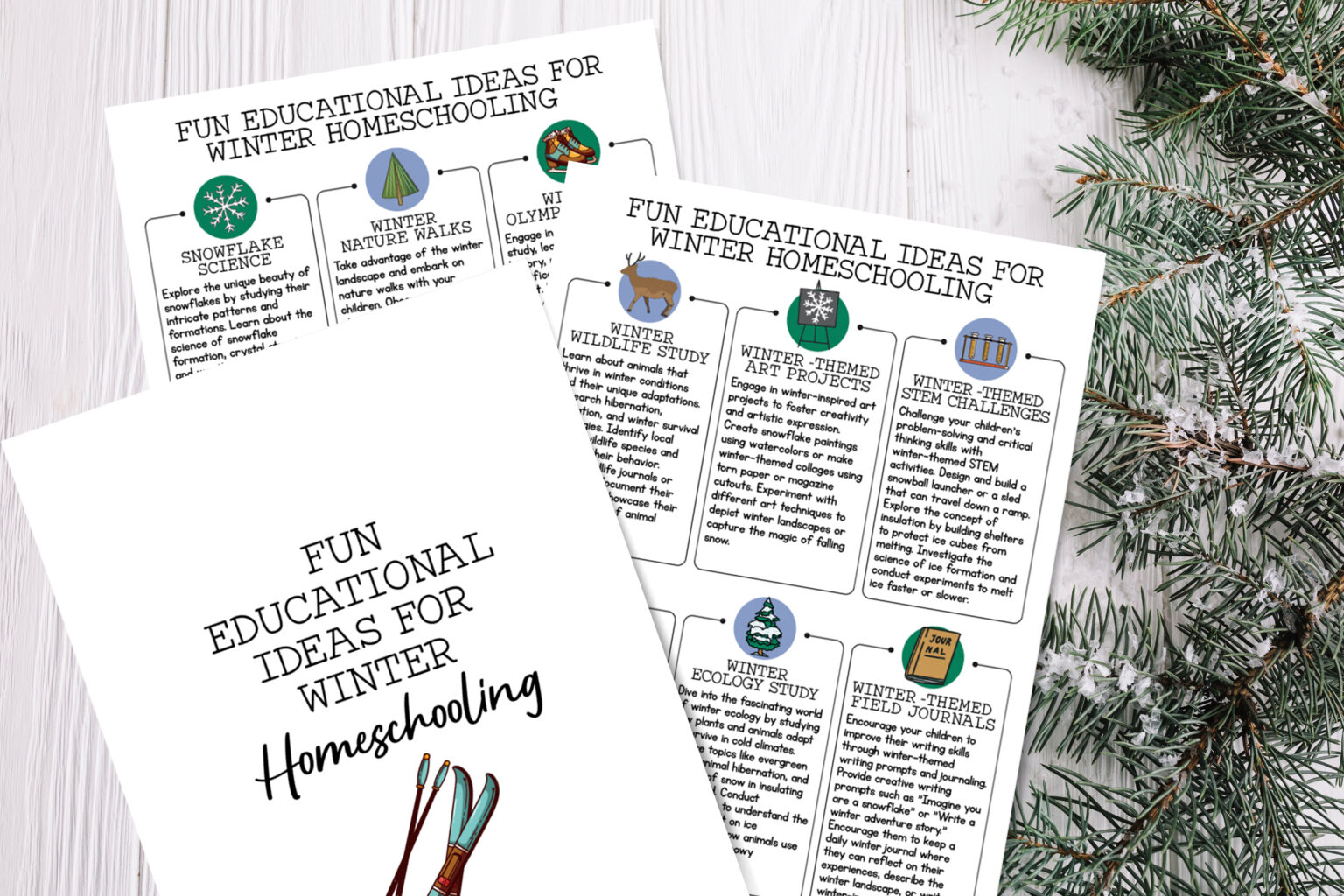 Free Printable Winter Activity Sheets - Little Bins for Little Hands