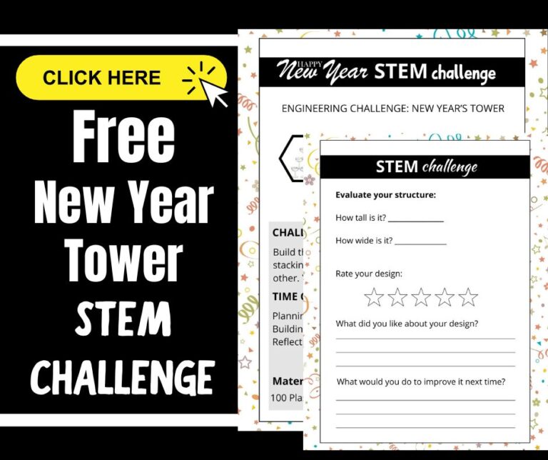 Easy New Years Eve STEM Activities Kids Will Love To Try!