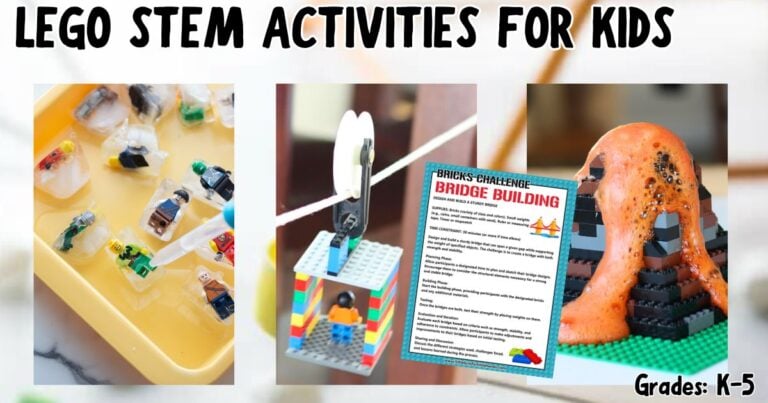 LEGO STEM Activities for Kids (Easy Engineering & Science Challenges ...