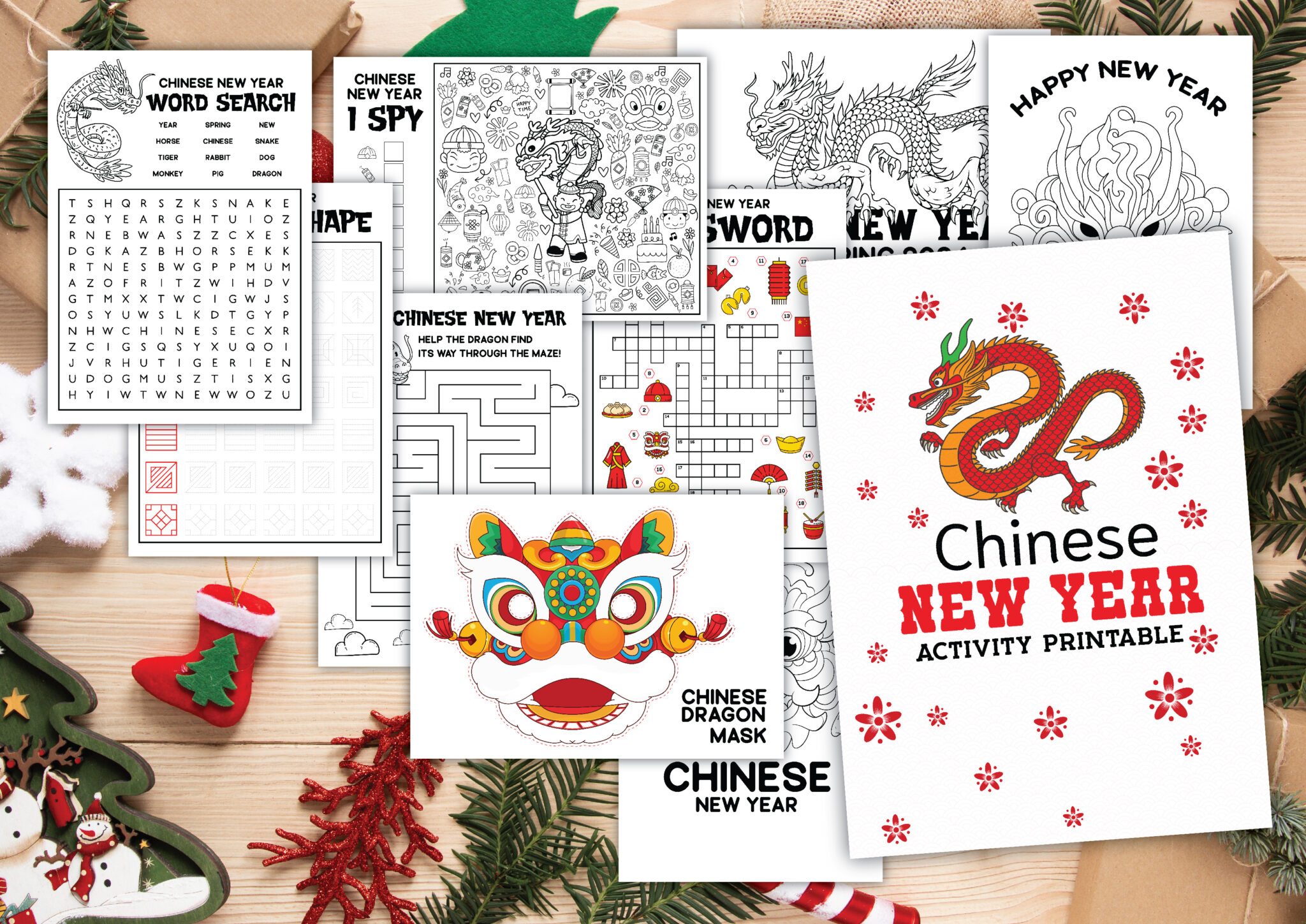 Chinese New Year Activities For Kids - Little Bins for Little Hands