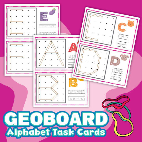 Heart Geoboard Patterns - Little Bins for Little Hands