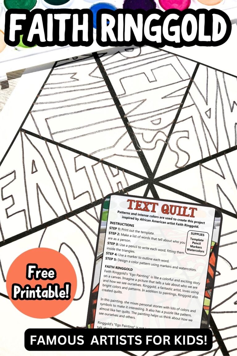 Faith Ringgold Art Project For Kids - Little Bins for Little Hands