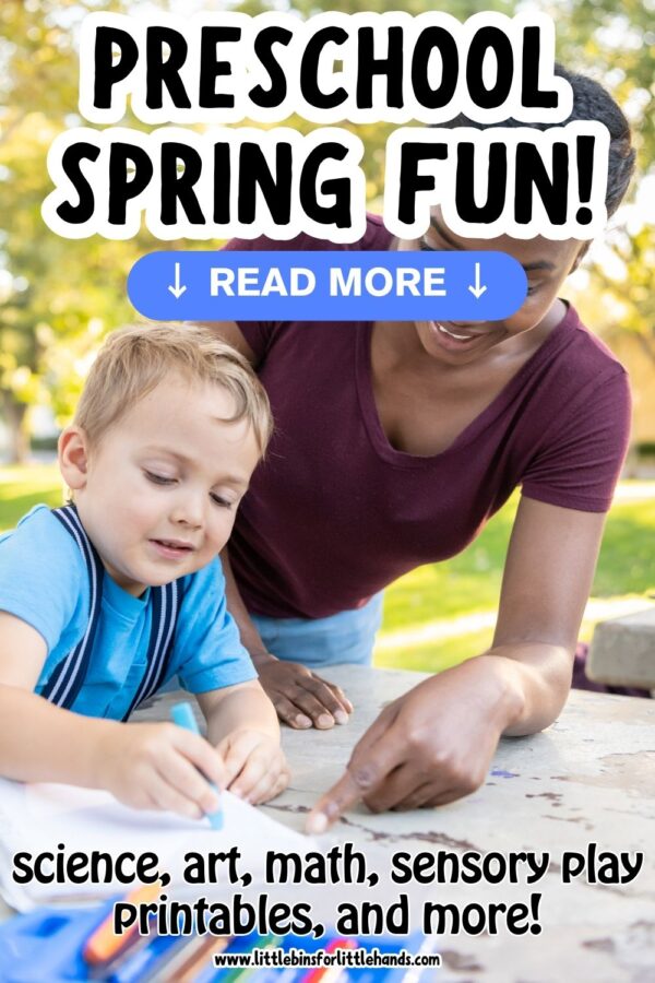 50 Fun Spring Activities For Preschoolers - Little Bins for Little Hands