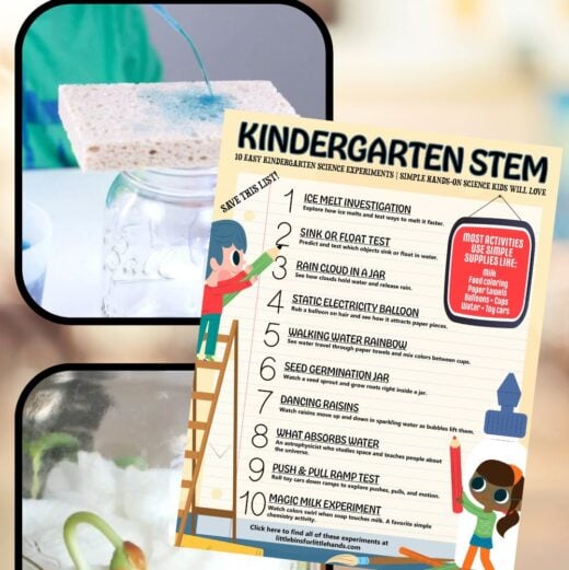 25 Easy Science Experiments for Kindergarten Kids Will Love