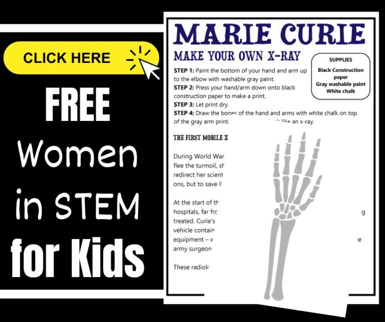 Marie Curie X-Ray STEAM Project - Little Bins for Little Hands