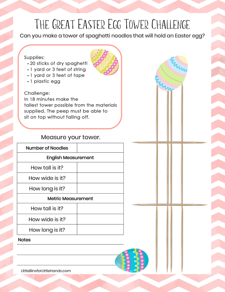 Easter STEM Activities for Kids (Fun Easter STEM Challenges)