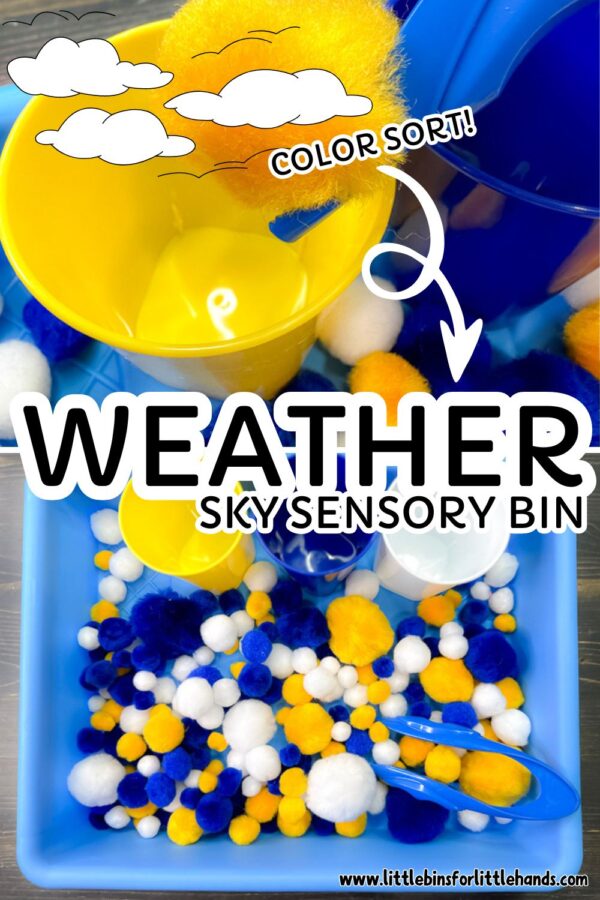 Weather Sensory Bin - Little Bins for Little Hands