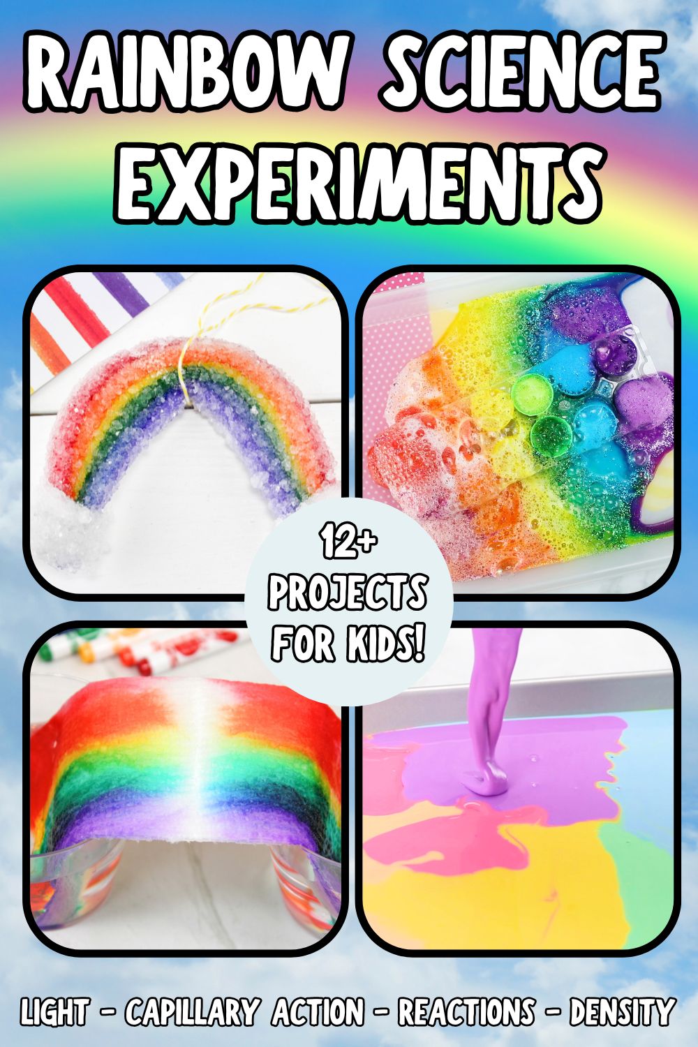 Rainbow Science Experiments for Kids (STEM Activities & Science Projects)