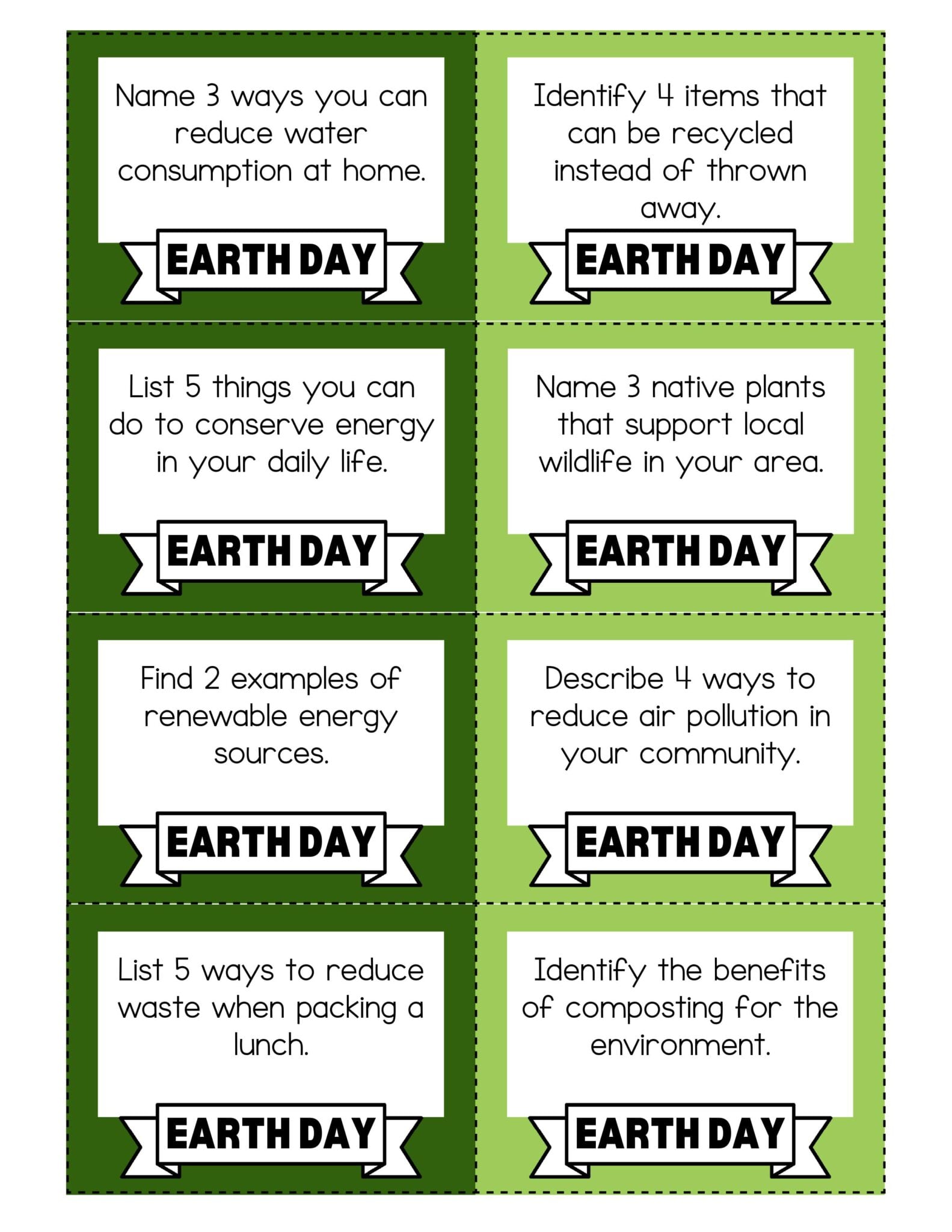 Earth Day Questions and Conversation Starters - Little Bins for Little ...