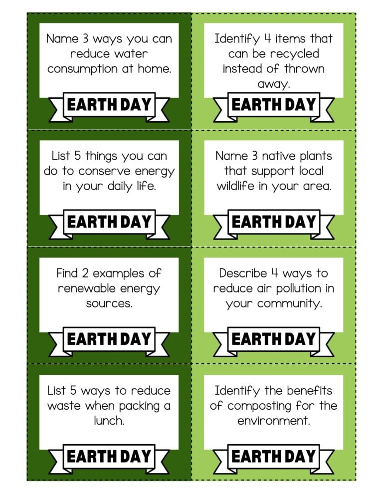 Earth Day Questions and Conversation Starters - Little Bins for Little ...