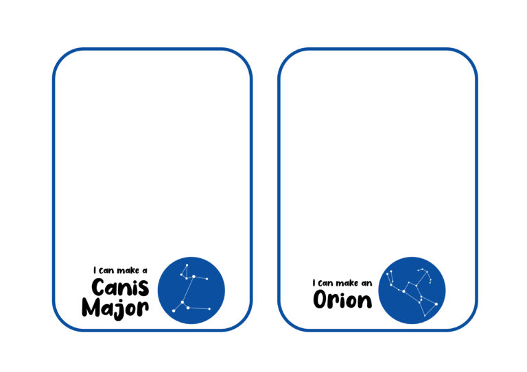 Constellation Playdough Mats - Little Bins for Little Hands