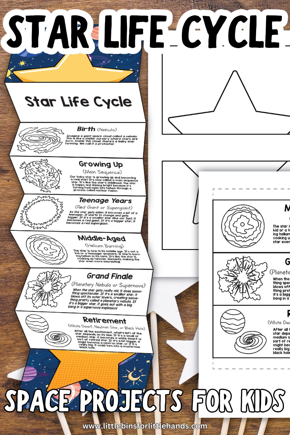 Life Cycle of a Star - Little Bins for Little Hands