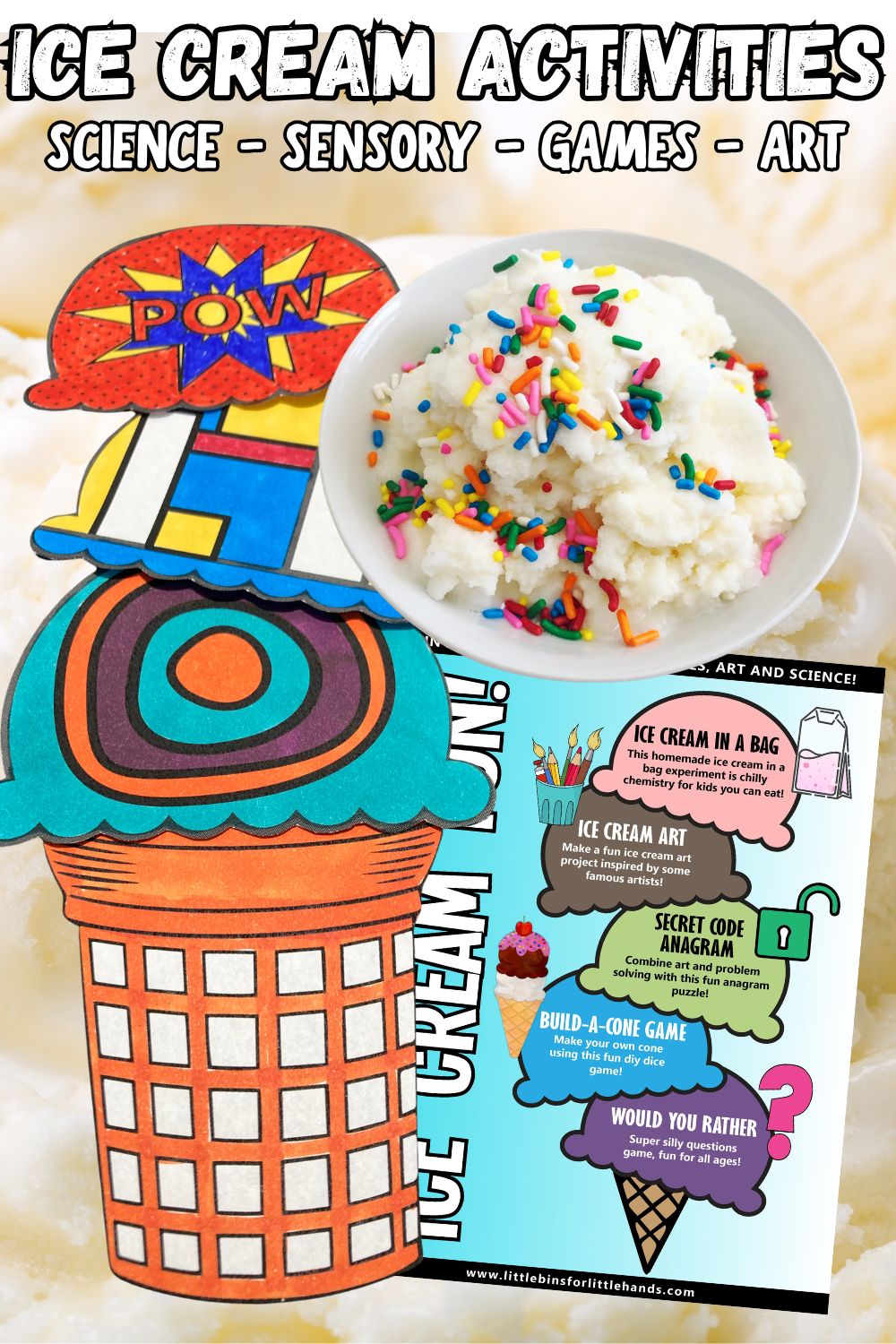 Ice Cream Activities for Kids: Summer Science & Art