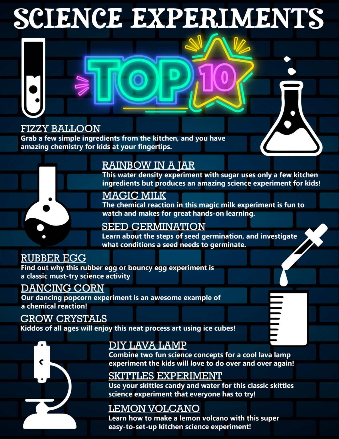 50 Fun Kids Science Experiments - Little Bins for Little Hands