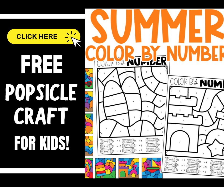 Free Summer Color By Number - Little Bins for Little Hands