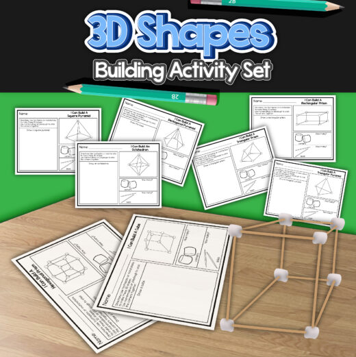 Free Printable 3D Shape Nets - Little Bins for Little Hands