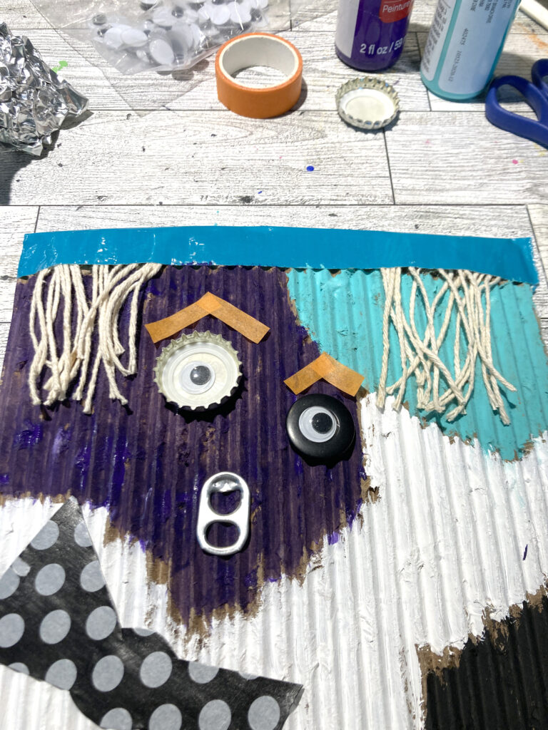 Cardboard Texture Art For Kids - Little Bins for Little Hands