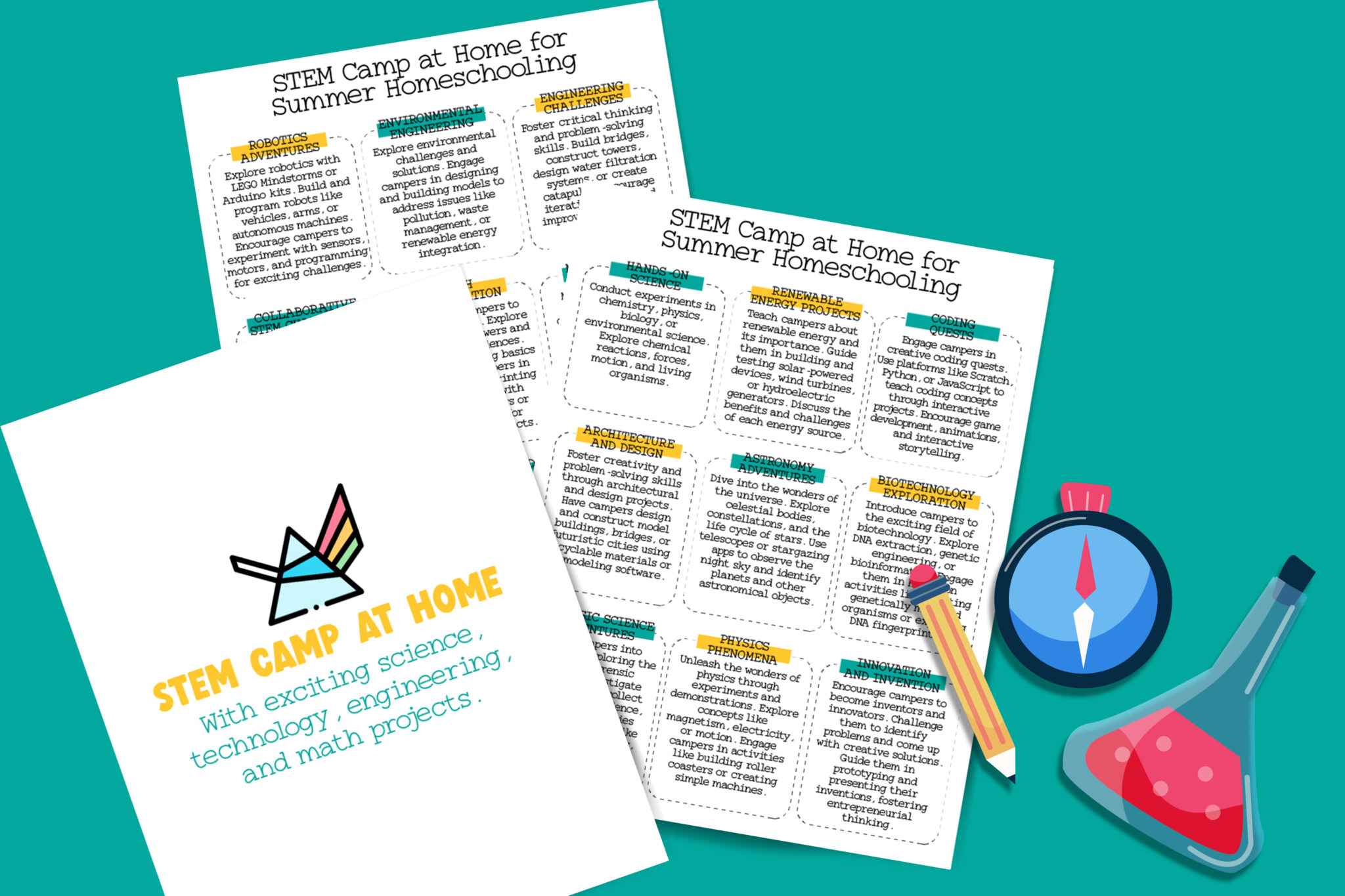 STEM Summer Camp Activities - Little Bins for Little Hands