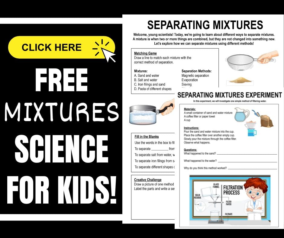 Separating Mixtures | Easy Chemistry Experiments for Kids