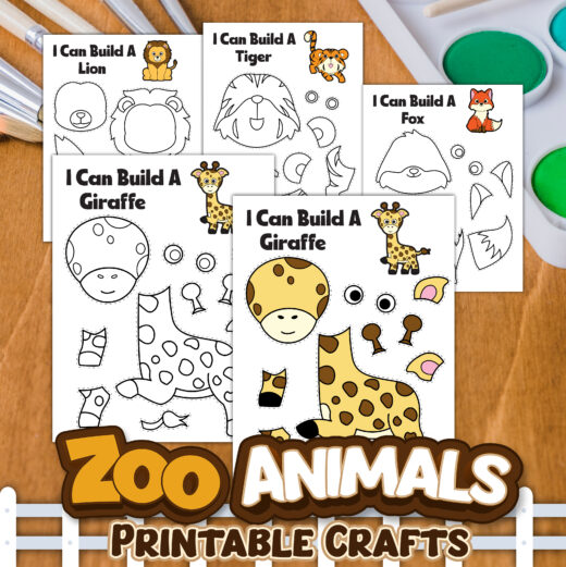 Free Printable Build An Animal Crafts