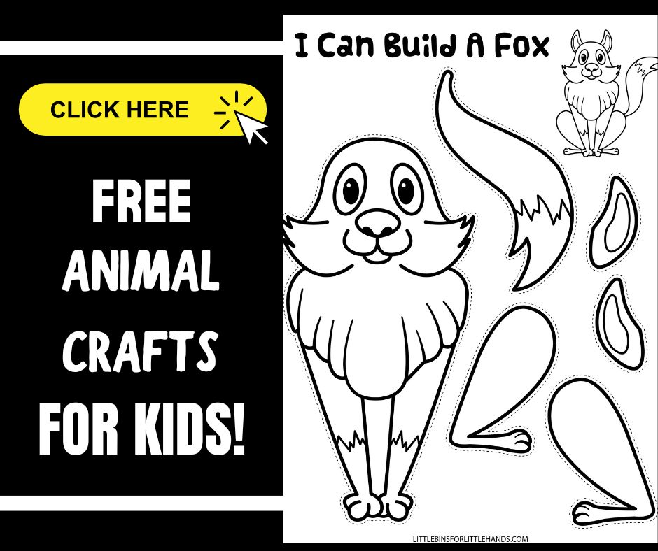 Free Printable Build An Animal Crafts