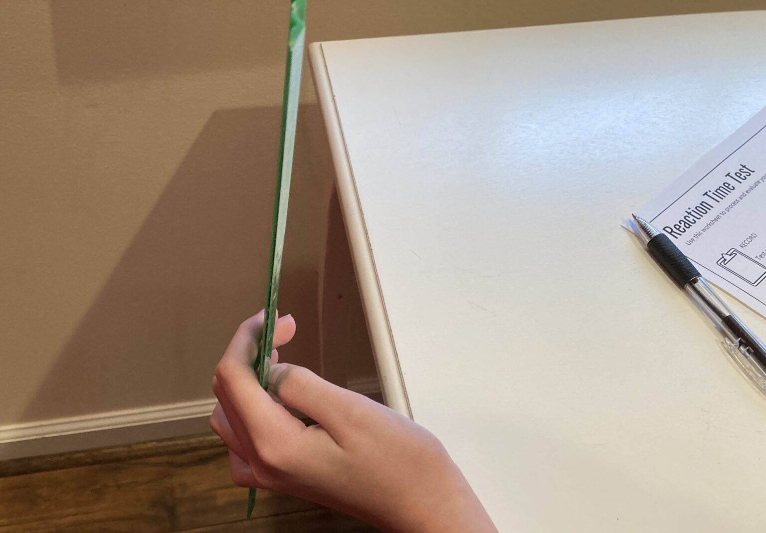 Reaction Time Science Project