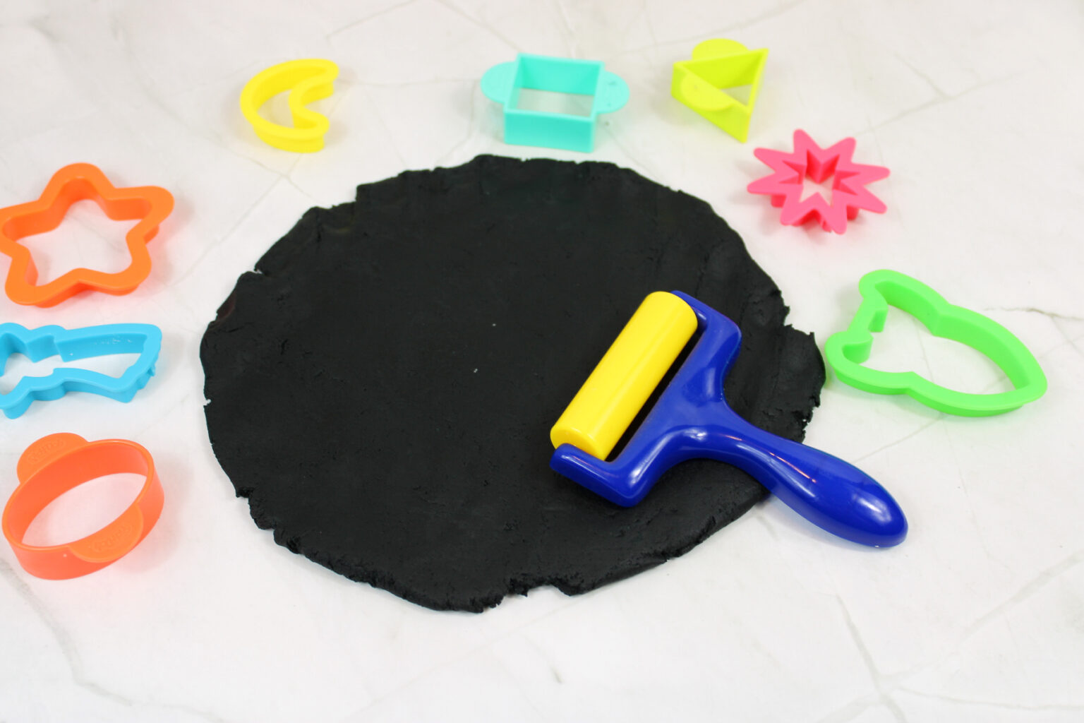 Black Playdough Recipe - Little Bins for Little Hands