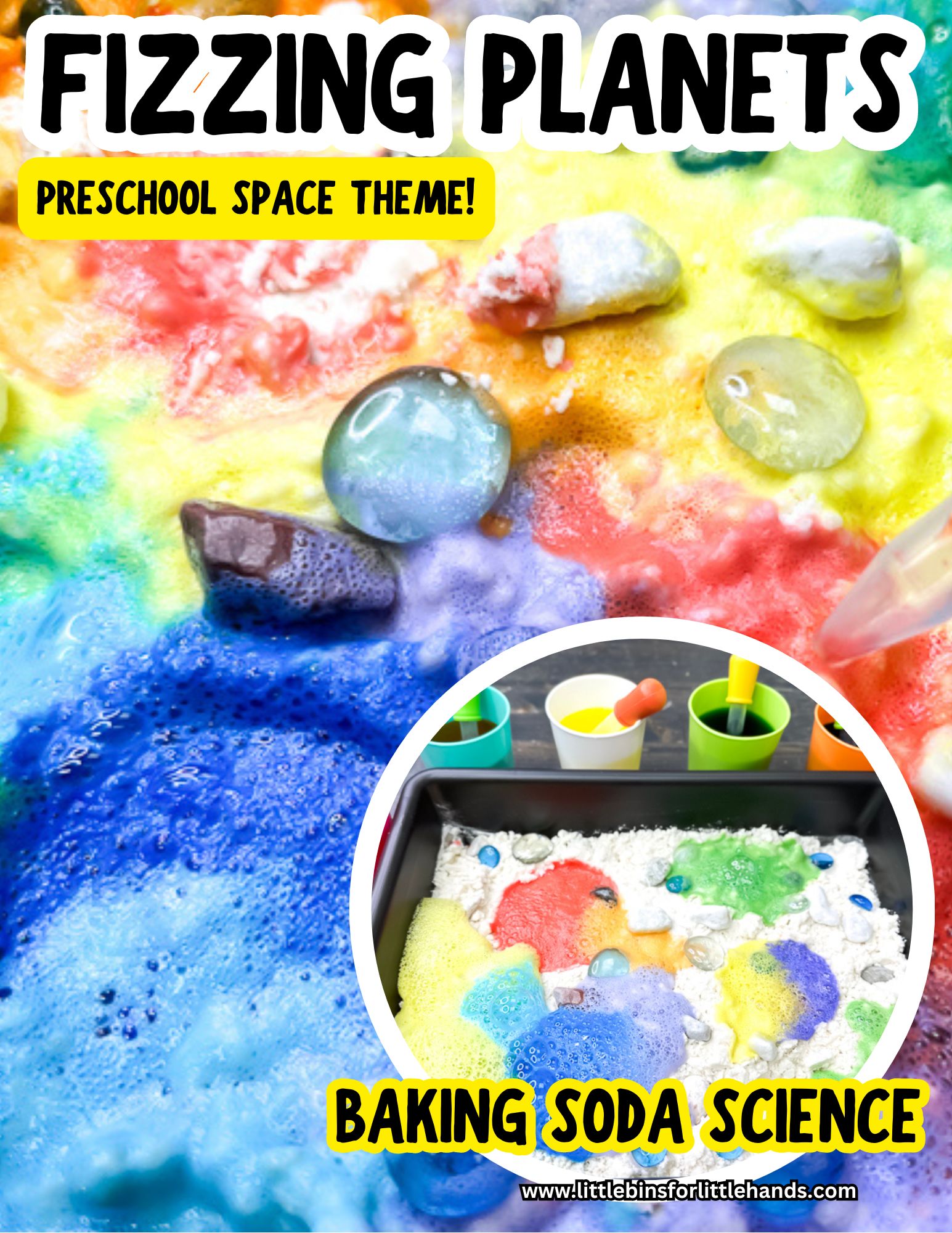 Fun Fizzing Planets Activity (Baking Soda Science)