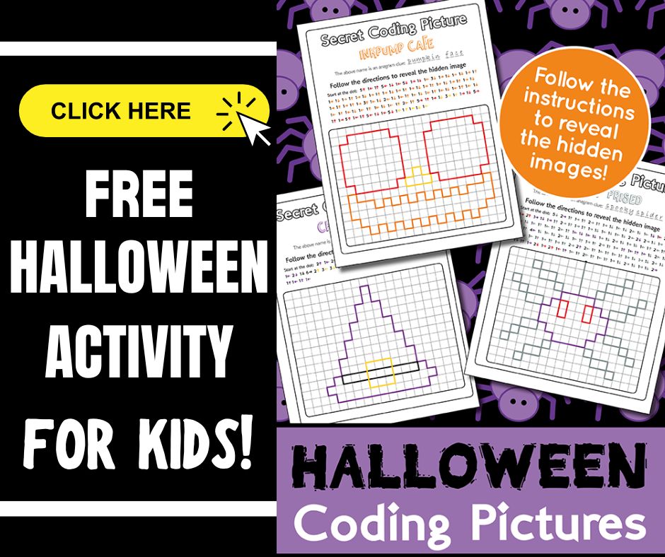 Halloween Secret Coding Pictures (Algorithms)