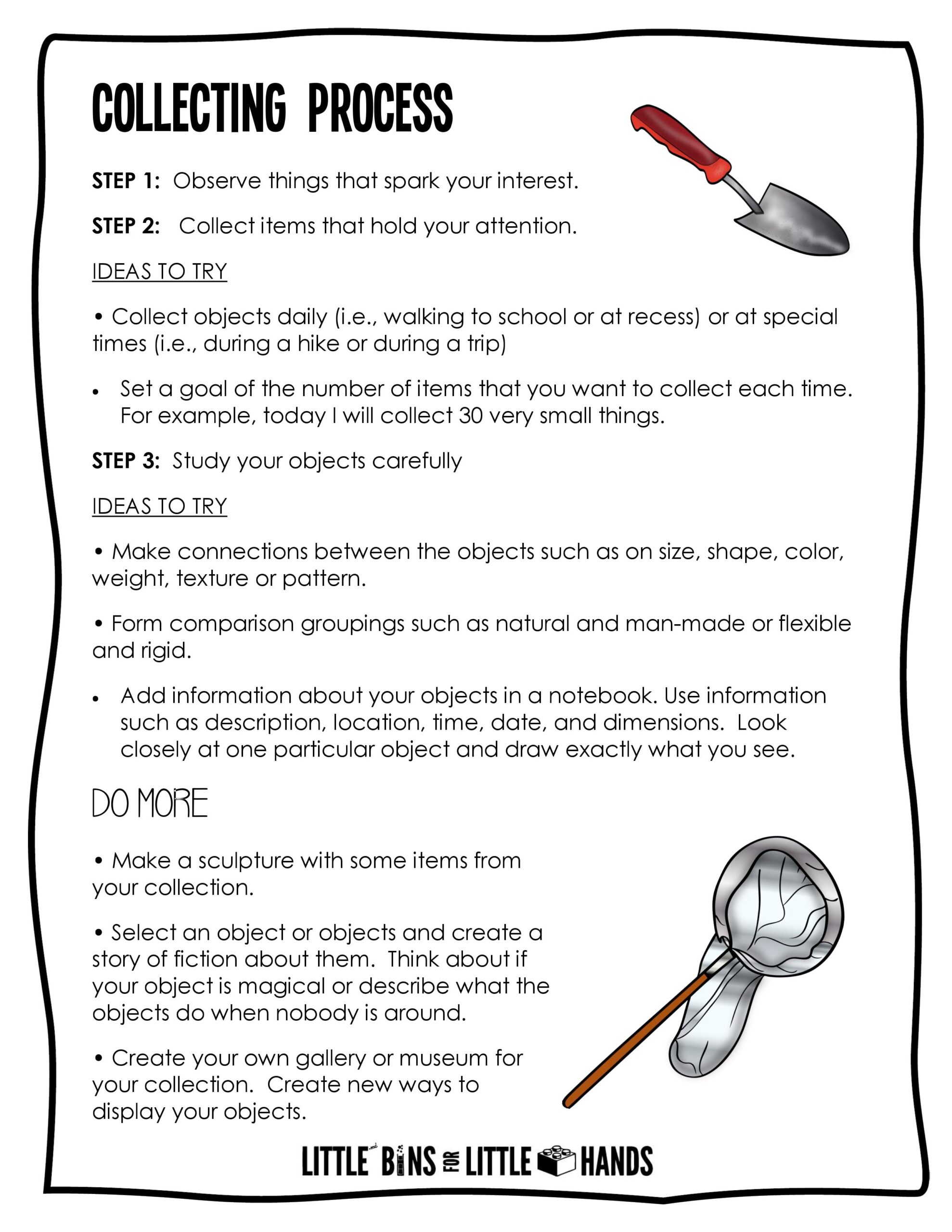 Science Collecting Activities for Kids