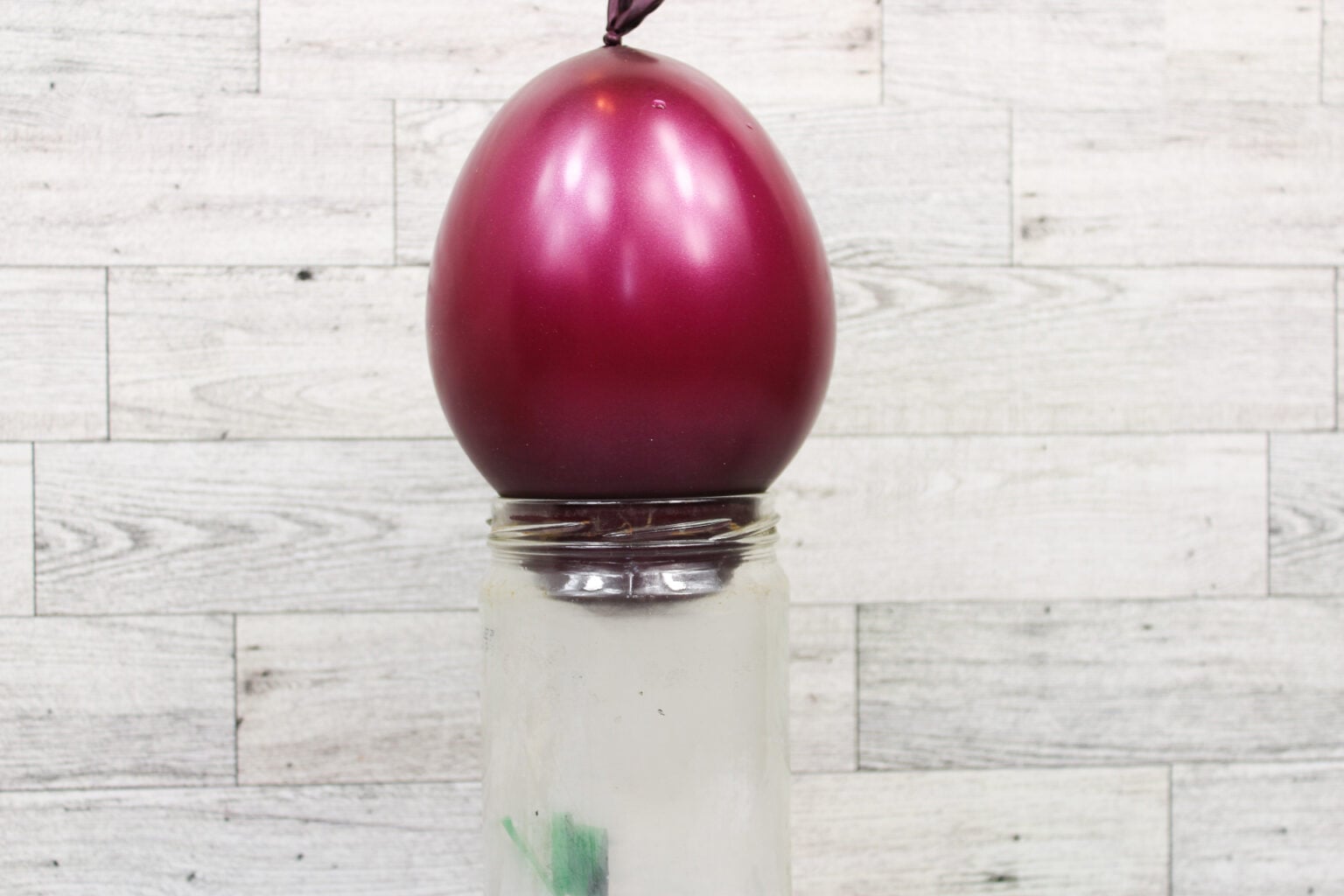 Balloon and Jar Air Pressure Experiment