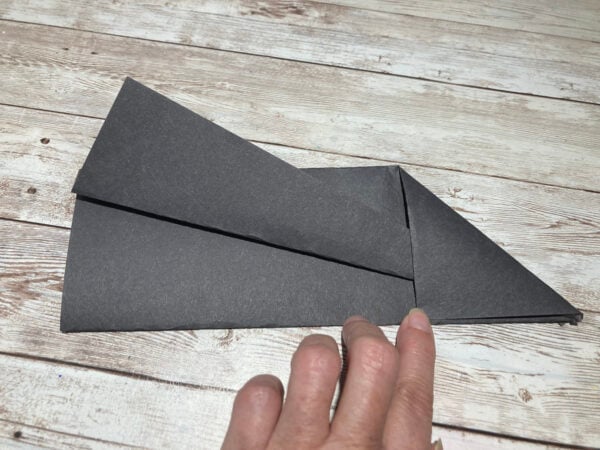 Flying Bat Paper Airplane for Halloween STEM