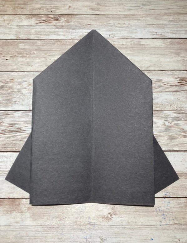 Flying Bat Paper Airplane for Halloween STEM