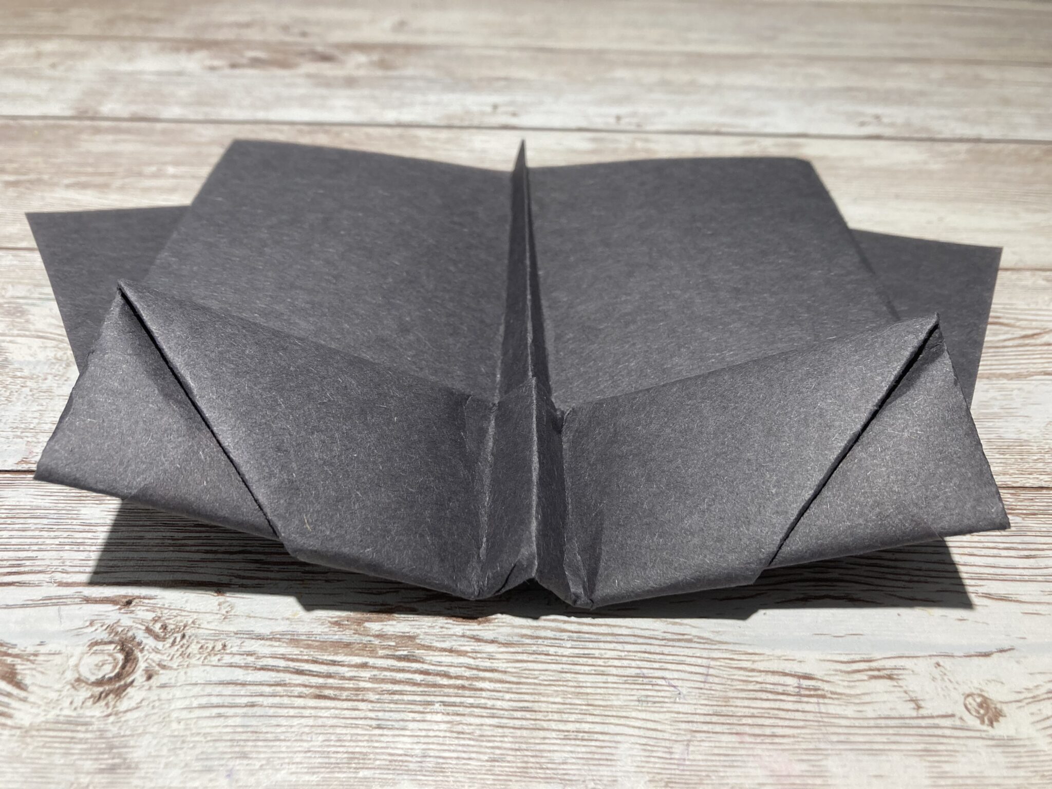 Flying Bat Paper Airplane for Halloween STEM