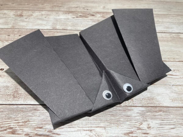 Flying Bat Paper Airplane for Halloween STEM