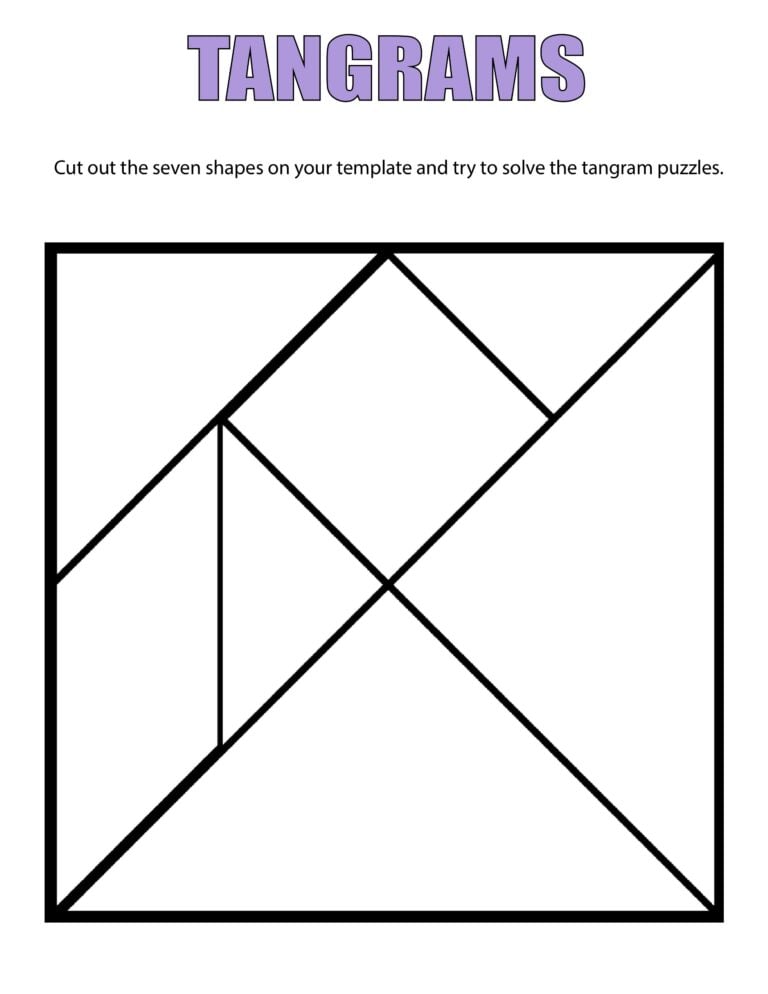 Tangrams Printable - Little Bins for Little Hands