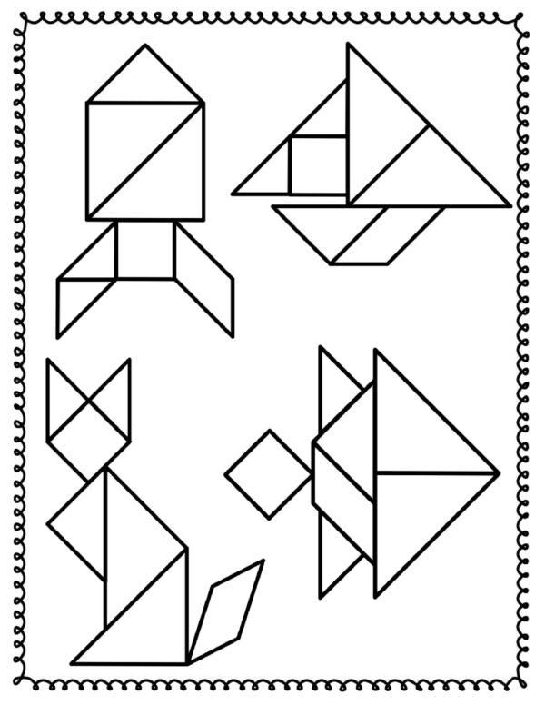 Tangrams Printable - Little Bins for Little Hands