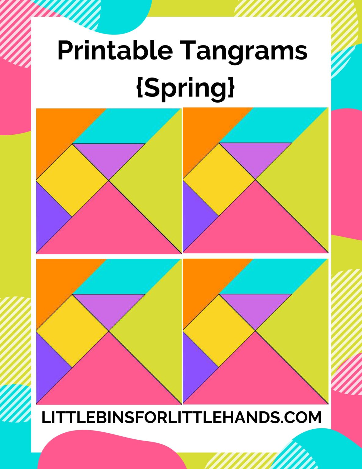 Tangrams Printable - Little Bins for Little Hands