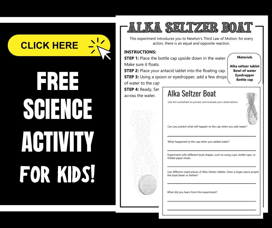 Alka Seltzer Boat Experiment