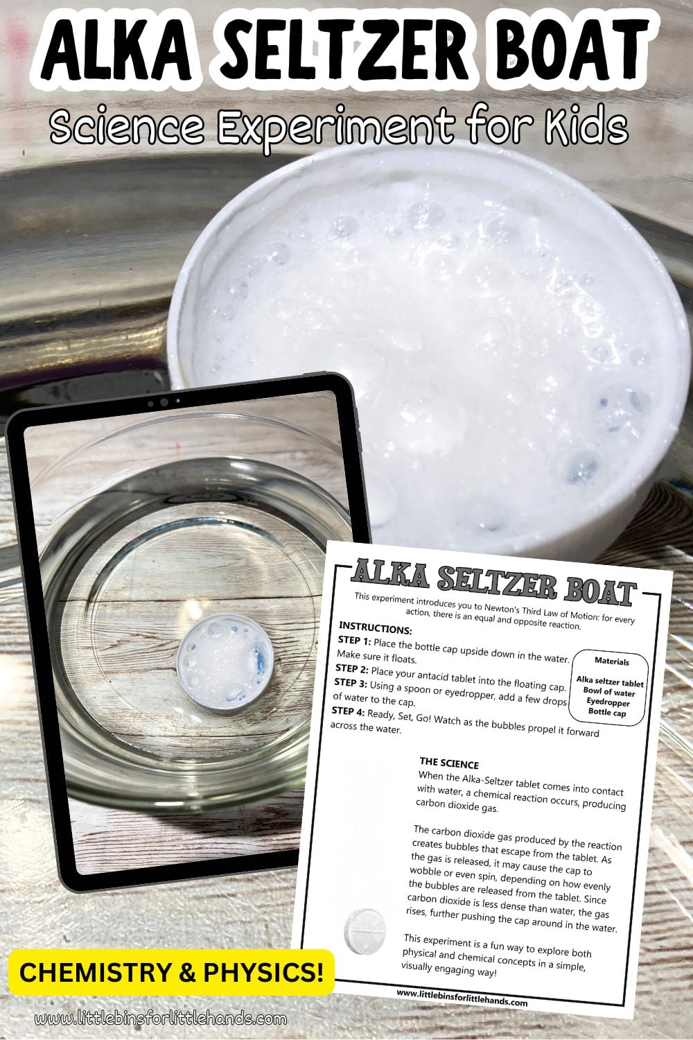 Alka Seltzer Boat Experiment