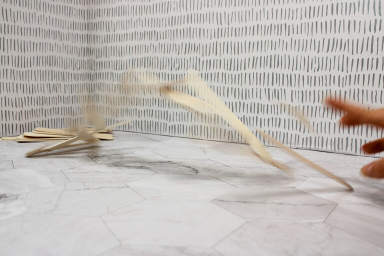 Exploding Popsicle Stick Chain Reaction