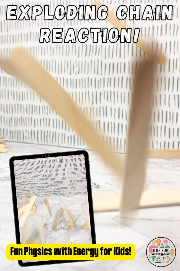 Exploding Popsicle Stick Chain Reaction