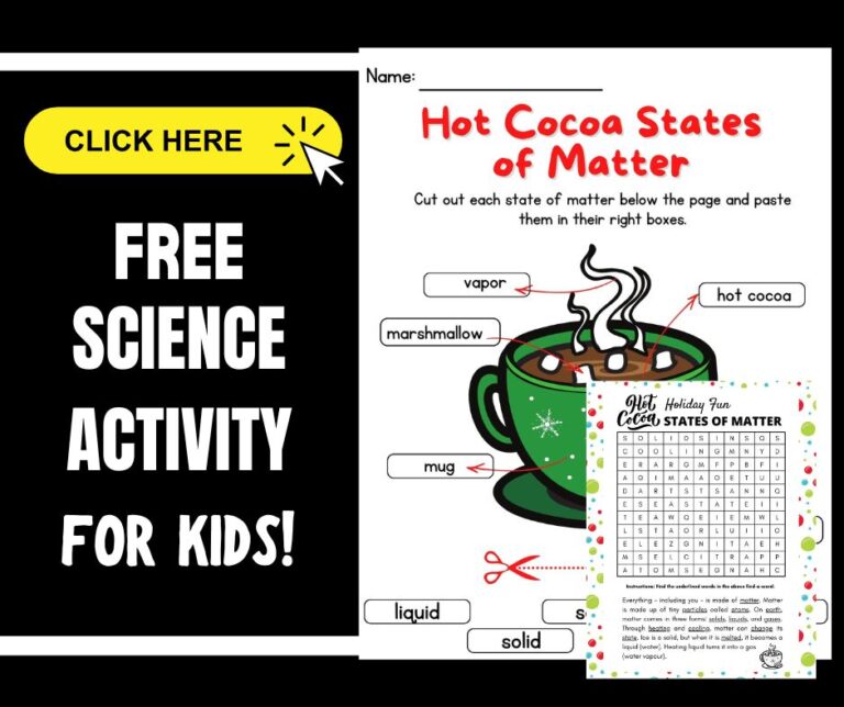 Hot Chocolate States of Matter - Little Bins for Little Hands