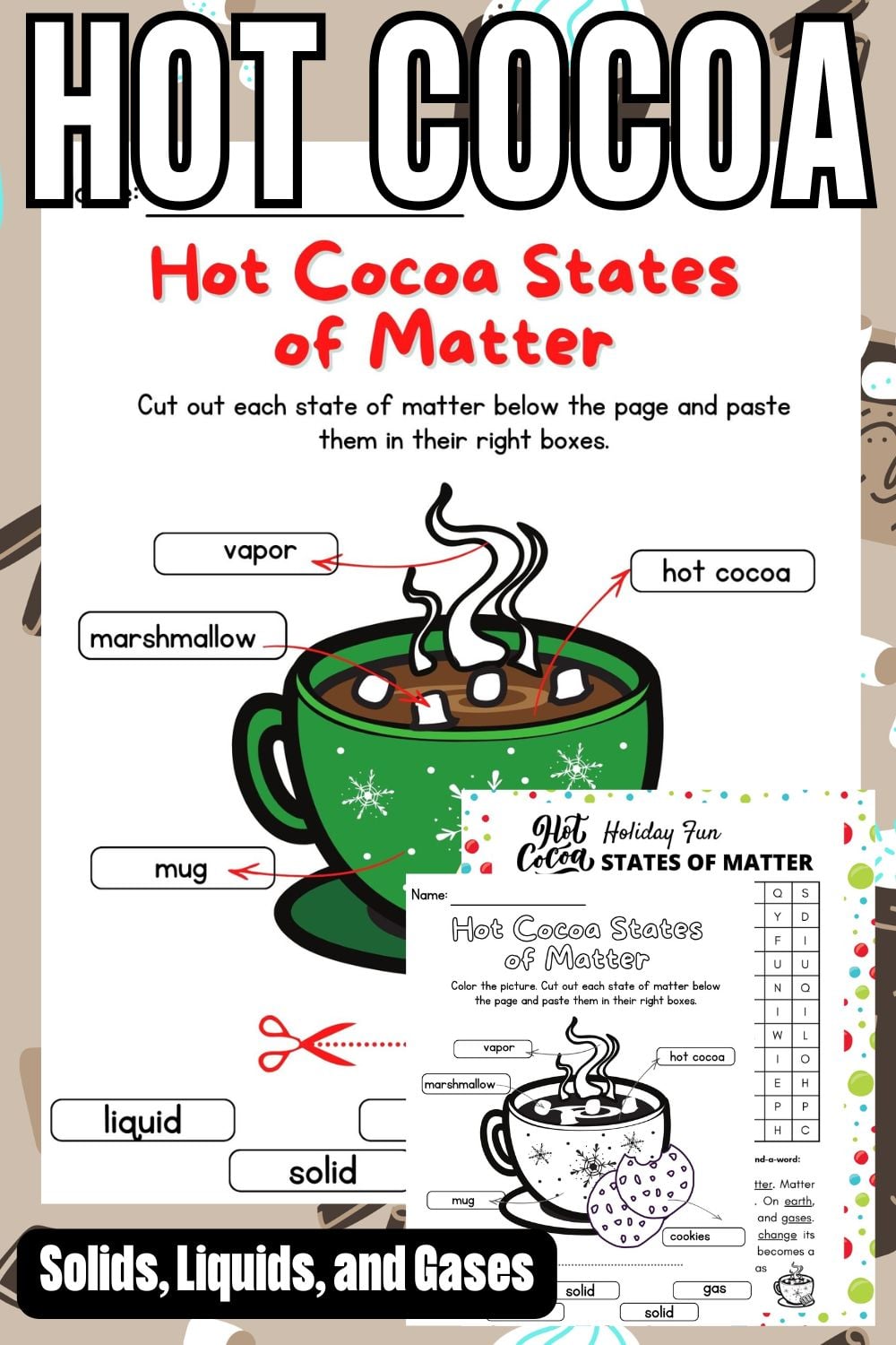 Hot Chocolate States of Matter - Little Bins for Little Hands